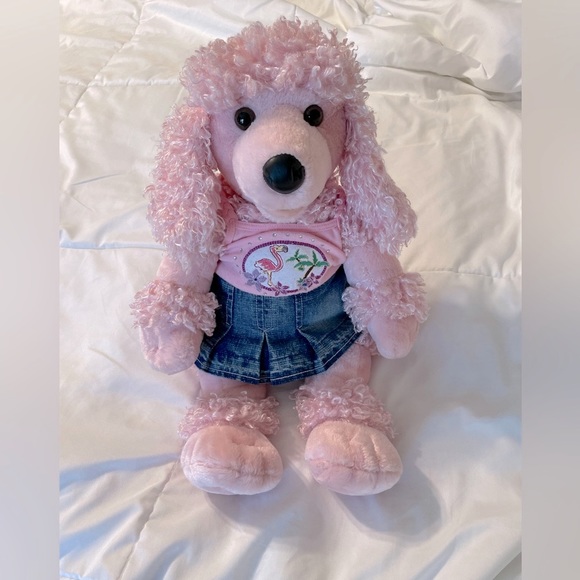 Build-A-Bear | Toys | Buildabear Pink Poodle Dog Dressed In Outfit ...